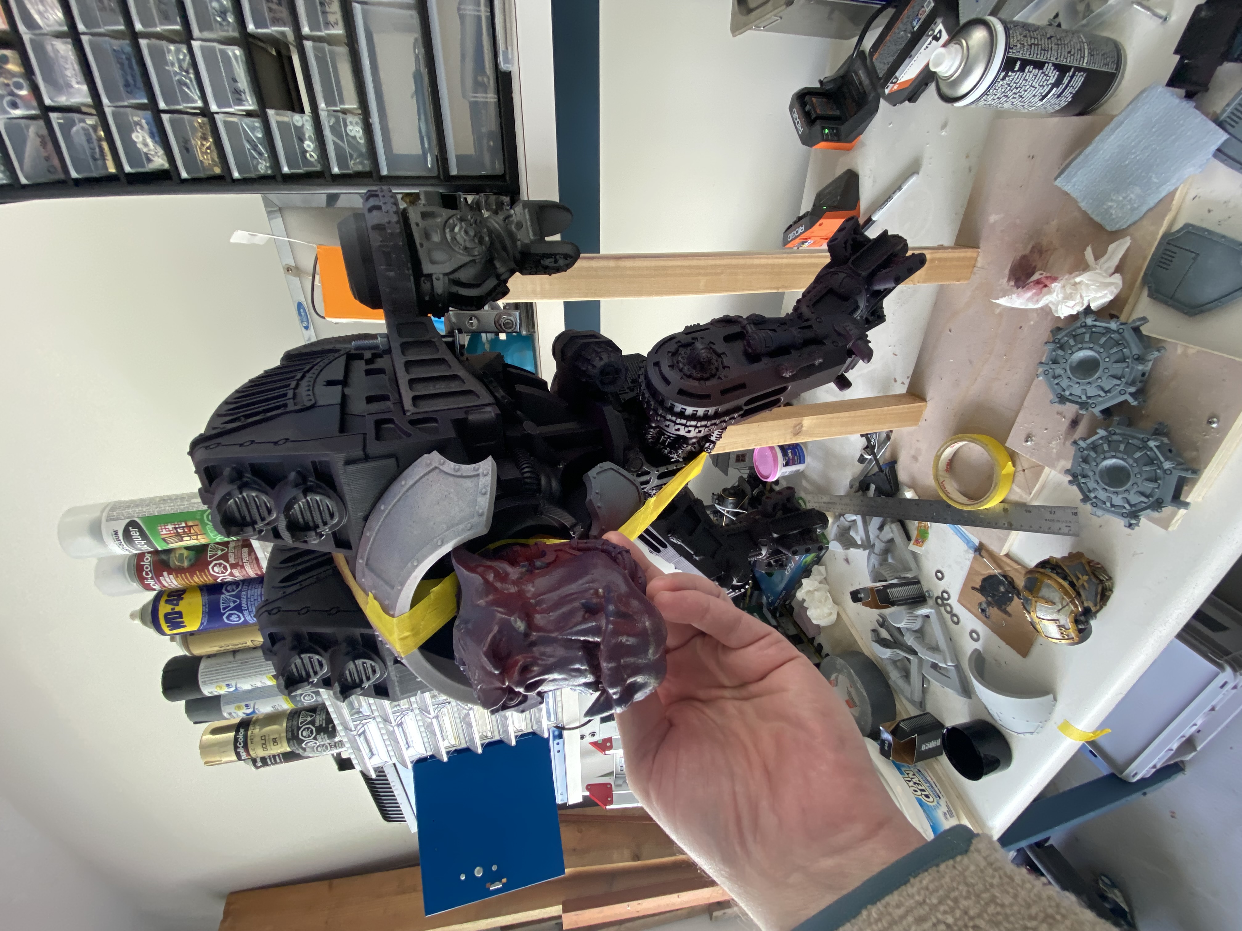 3D Printable MrModulork's Bionik Orc Heads - Set A by MrModulork