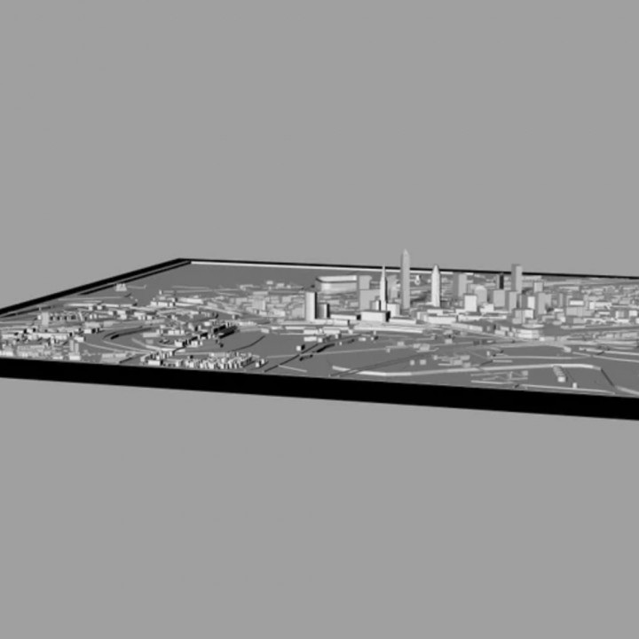 3D Printable 3D Cleveland | Digital Files | 3D STL File | Cleveland 3D ...