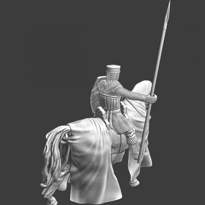 3D Printable Early medieval Nordic knight by Northern Crusades Miniatures
