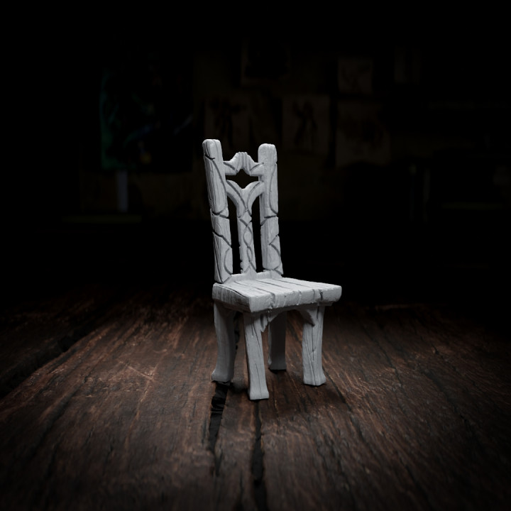 3D Printable Alchemy Table and Chair - Prop | The Call of the ...
