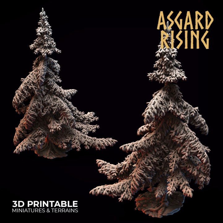 3D Printable Coniferous Forest - Spruce Trees /Modular Set/ by Asgard ...