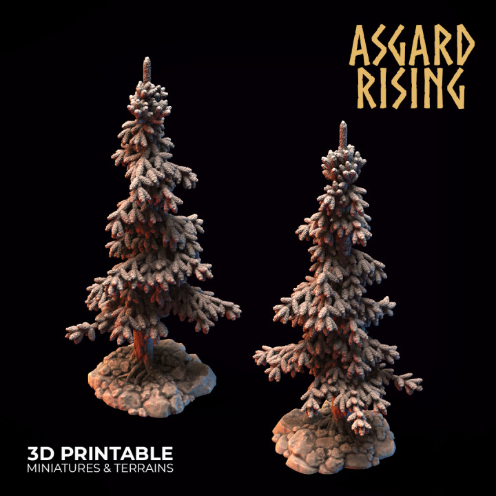 3D Printable Coniferous Forest - Spruce Trees /Modular Set/ by Asgard ...