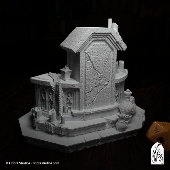 3D Printable Chapel Altar - Prop | The Call of the Necromancer by ...
