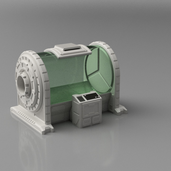 3D Printable Modular Pipes System - Horizontal Lab container by Fr3D ...