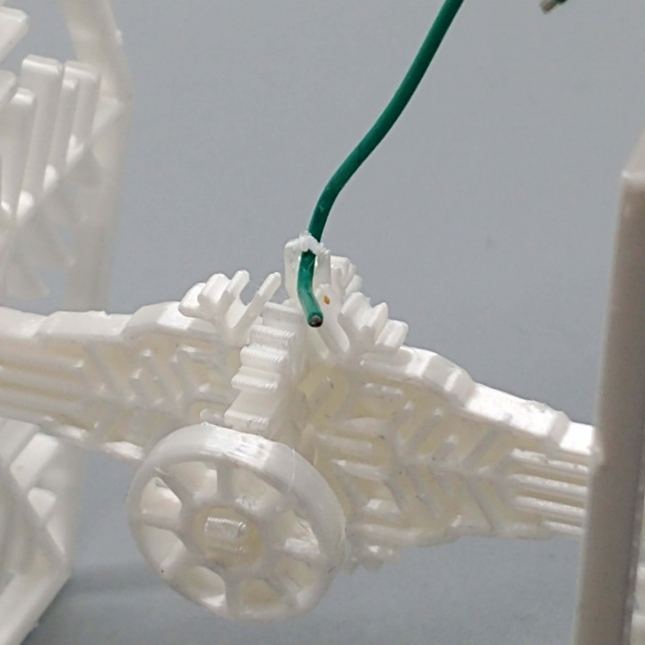 3D Printable Snowflake TIE Fighter Kit Card Ornament by Michael Grugel 3D Printable Snowflake TIE Fighter Kit Card Ornament by Michael Grugel
