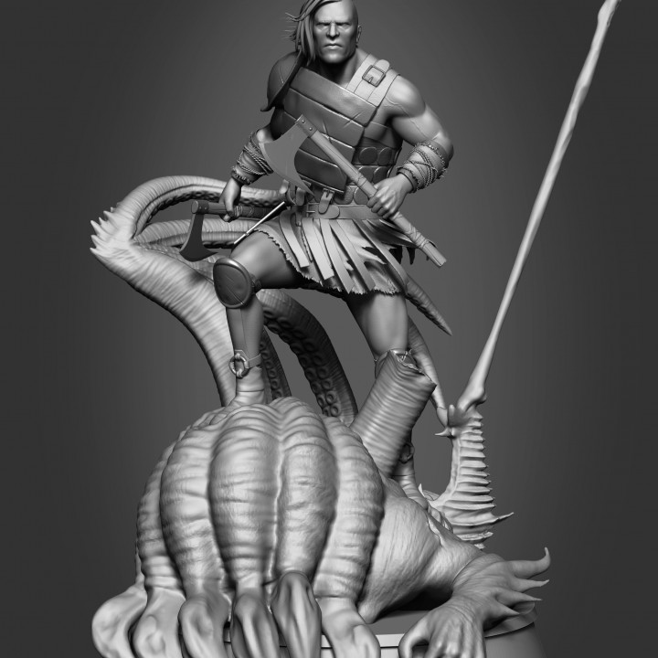 3D Printable Marauder - Path of Exile - FANART by Marc Morado Paris