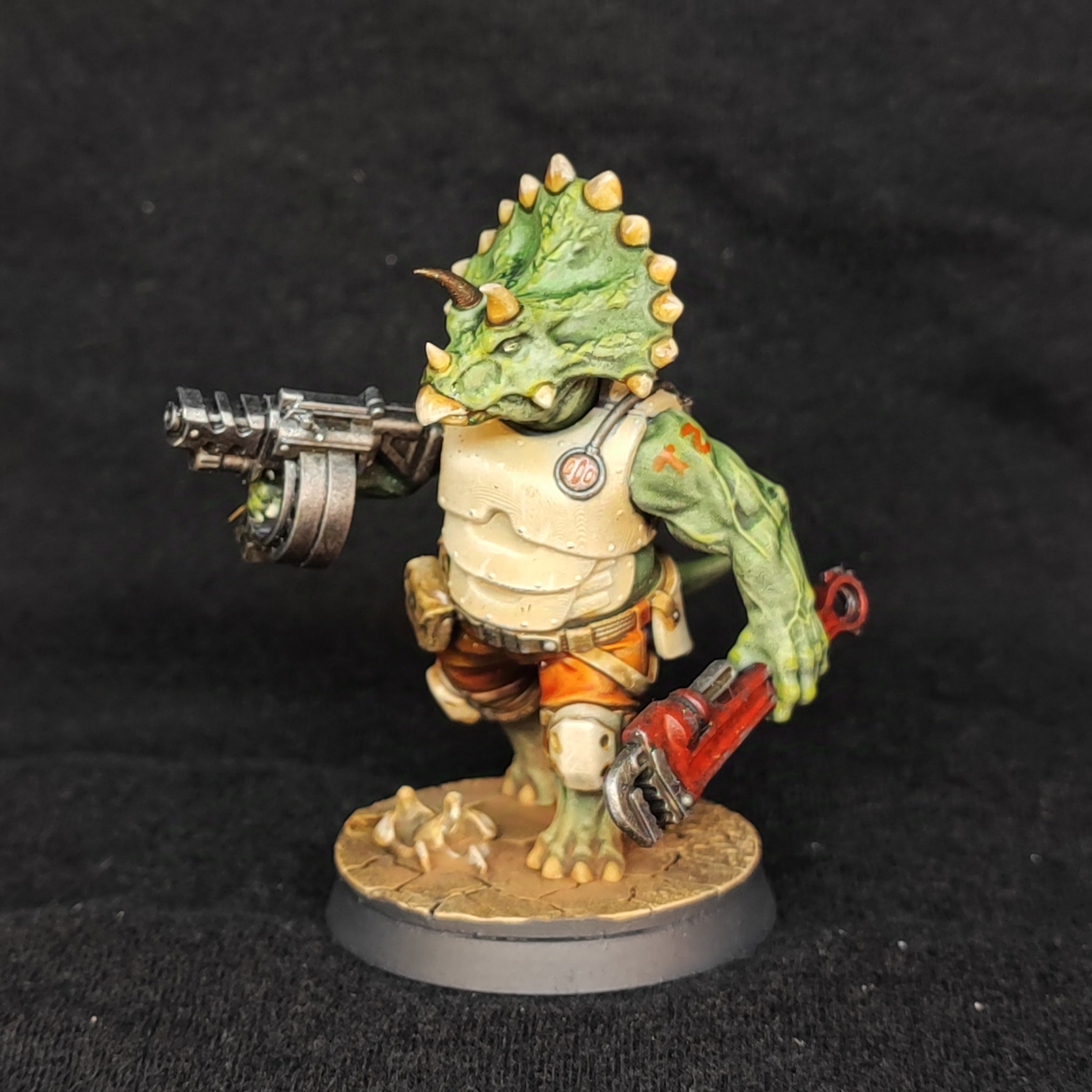 3D Printable Triceratogres - Multipart Miniatures Set by Treadhead Rad