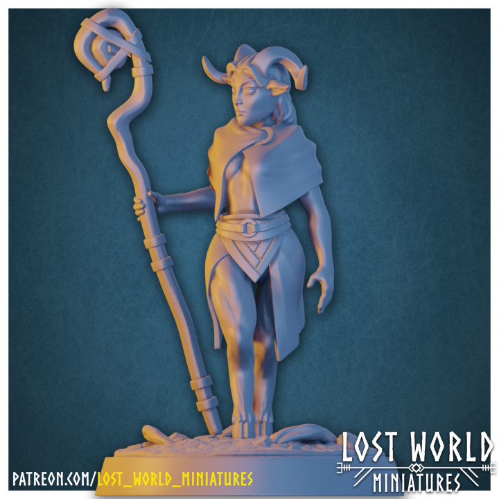 3D Printable Satyr Miniatures set - Supported by Lost World Miniatures