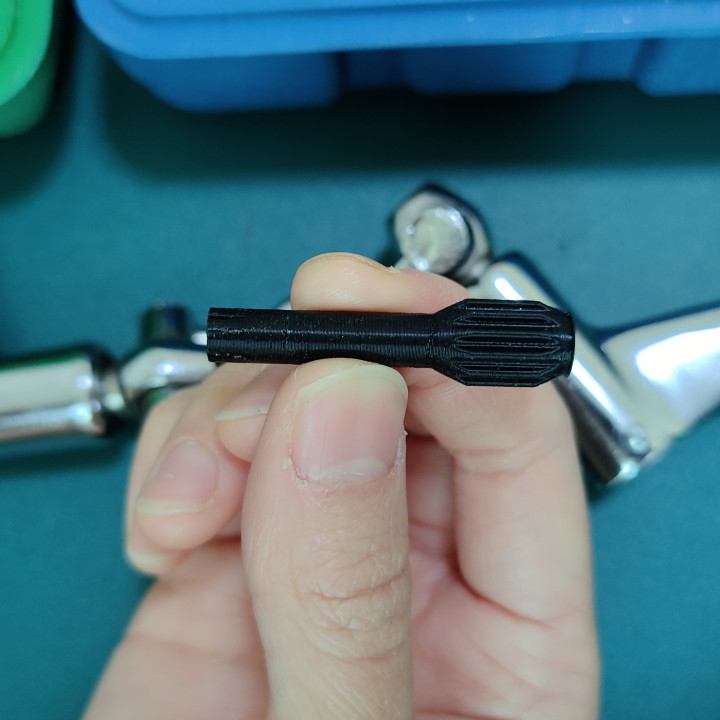 3D Printable Anhua HC-01 Handcuff Key China/Myanmar by Naomi Wu