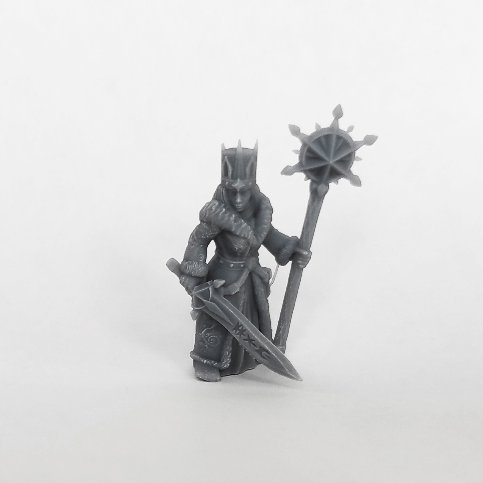 3D Printable Ice queen 28mm by Stanislav Kuznetsov