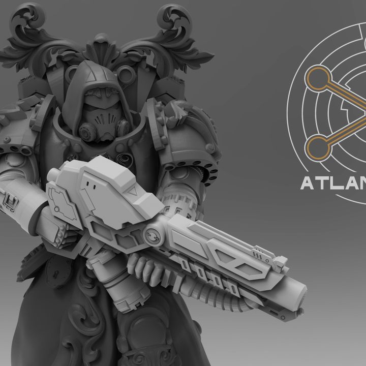 3D Printable Angelic Guardians by Atlan Forge