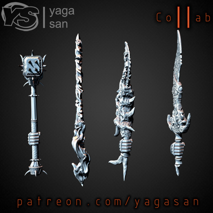 3D Printable CSM WEAPONS RANDOM PACK by Yaga San