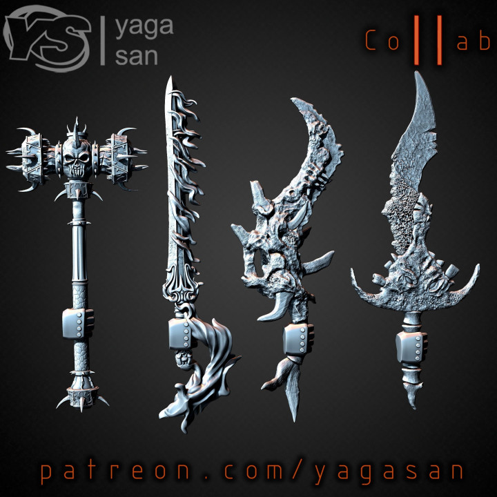3D Printable CSM WEAPONS RANDOM PACK by Yaga San