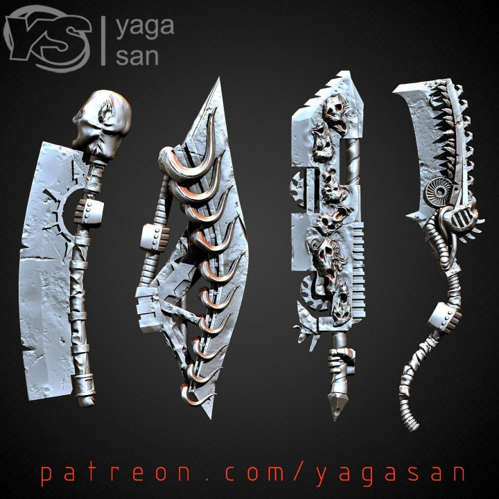 3D Printable CSM GREAT SWORD WEAPONS PACK by Yaga San