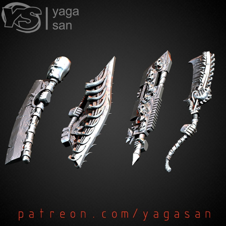 3D Printable CSM GREAT SWORD WEAPONS PACK by Yaga San