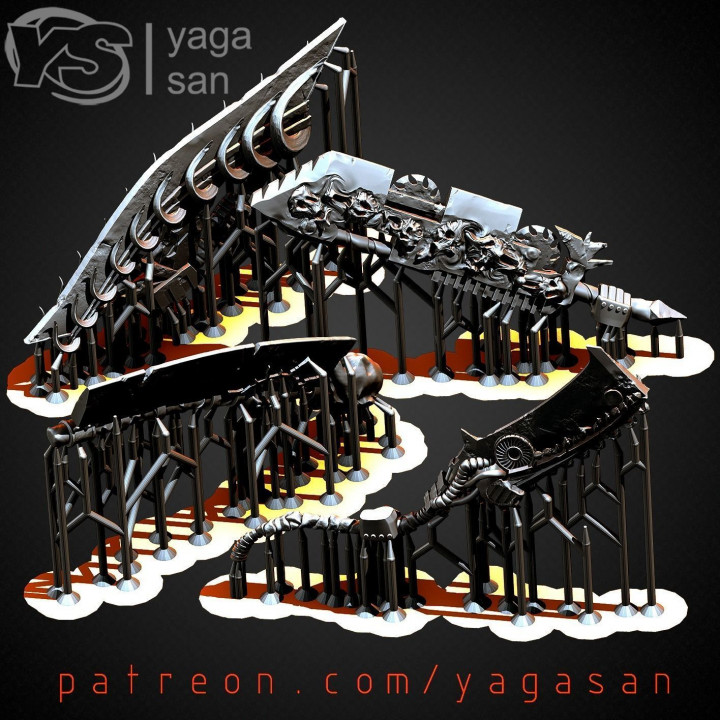 3D Printable CSM GREAT SWORD WEAPONS PACK by Yaga San