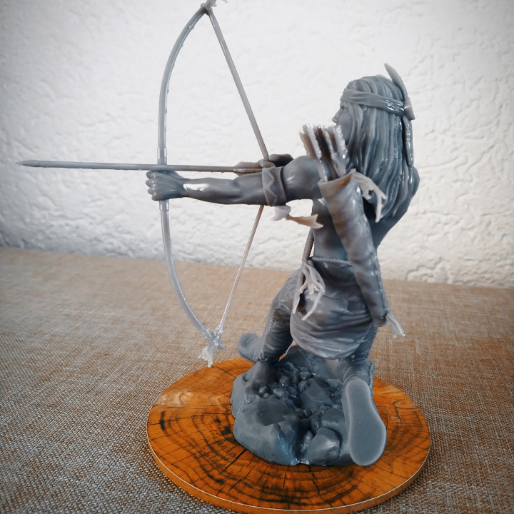 3D Printable Elite Native American Archer by Rudolf Arendt
