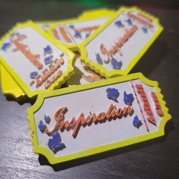 3D Printable Witchlight Inspirstion Token by Harry Smolowitz