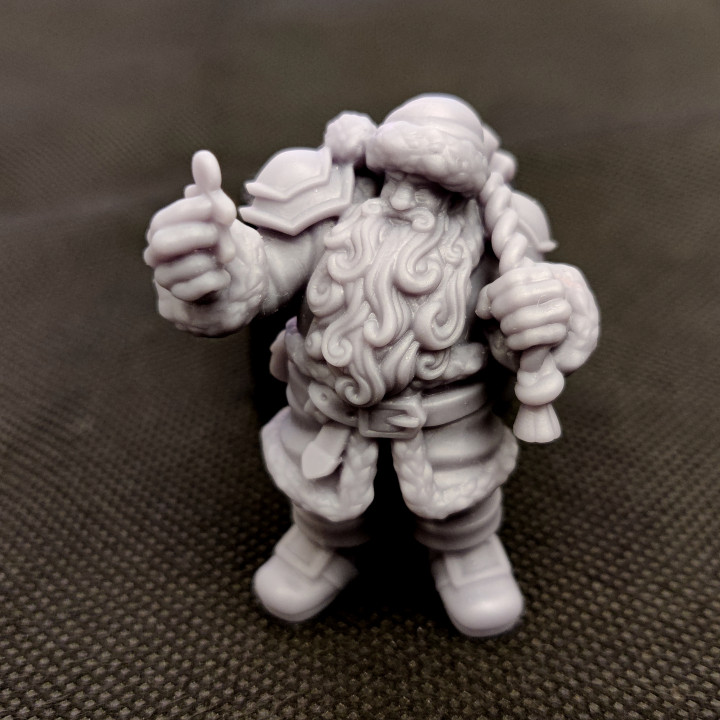 3D Printable Santa Claus - The Christmas Dwarf by 3DeRatopsStudio