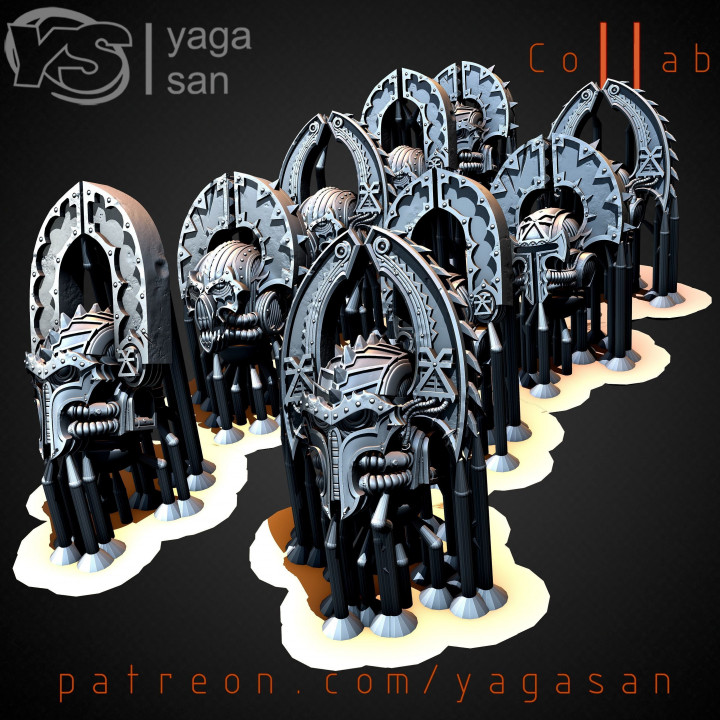 3D Printable Khorne Heads PACK by Yaga San