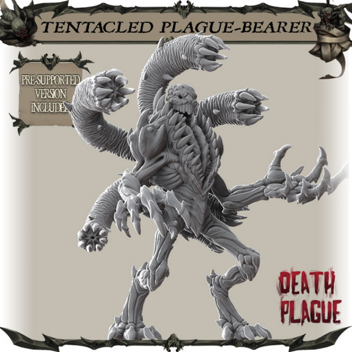 3D Printable Tentacled Plague Bearer by RocketPigGames