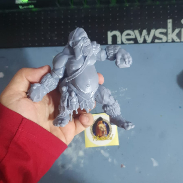 3D Printable Rock thrower cyclops by Games Mythology