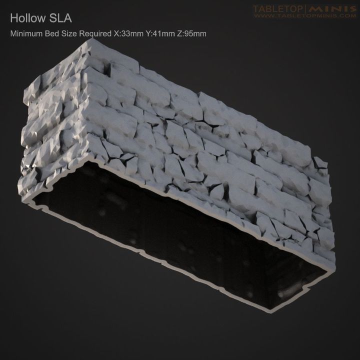 3D Printable Old Stone Platform by TableTopMinis