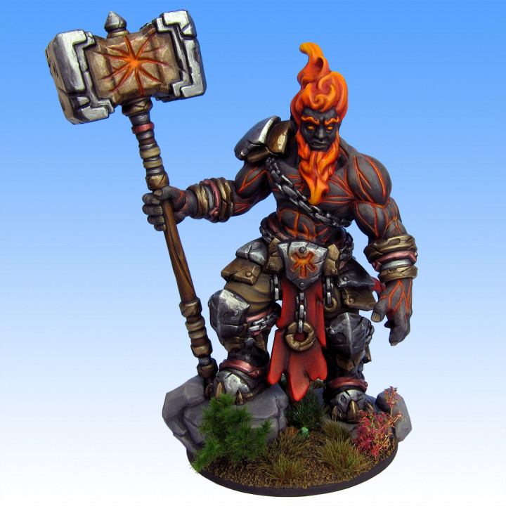 3D Print of Fire Giant 01 by Grey_Knight