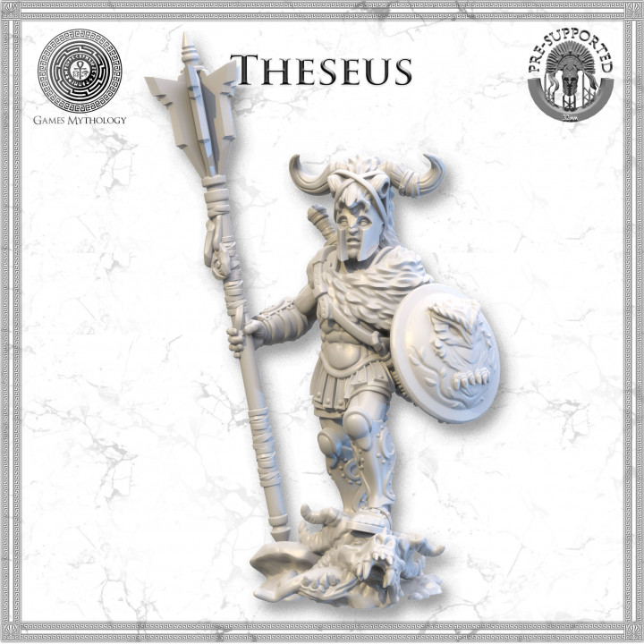 3D Printable Theseus by Games Mythology