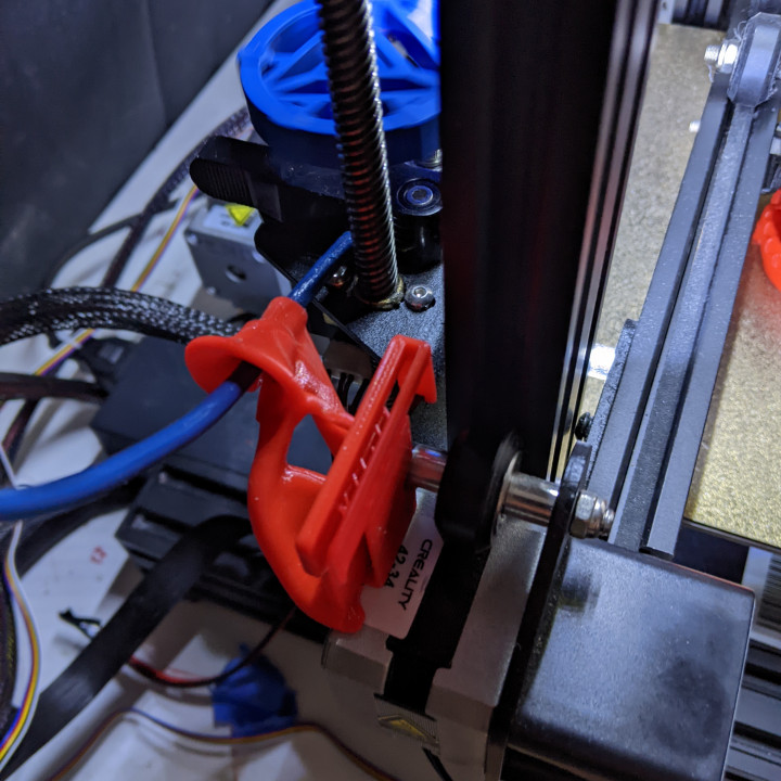 3D Printable filament guide optimized by jon d jomes