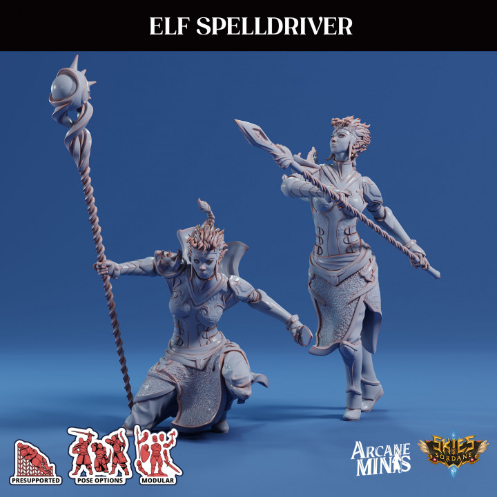 3D Printable Elf Crew Pack by Sordane Publishing