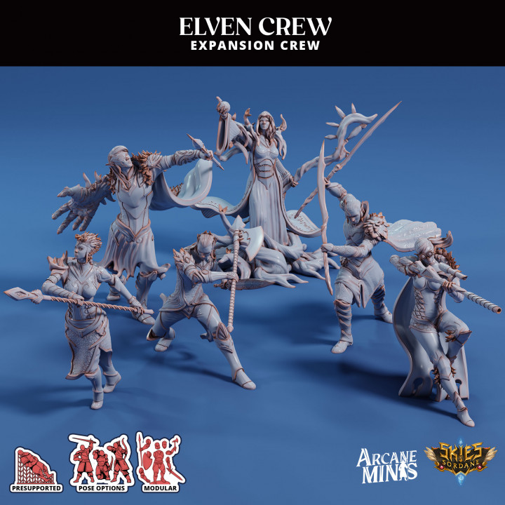 3D Printable Elf Crew Pack by Sordane Publishing