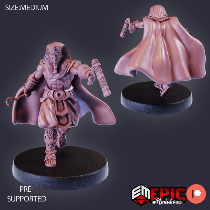 3D Printable Great Pharaoh Set / Ancient Egyptian Monarch / Desert ...