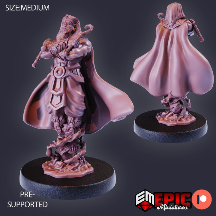 3D Printable Great Pharaoh Set / Ancient Egyptian Monarch / Desert ...