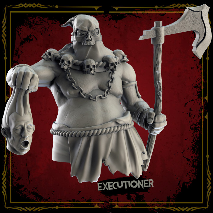 3D Printable EXECUTIONER by Ismael Panadero Garcia