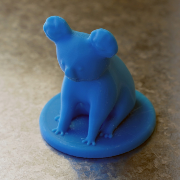 3D Printable Koala by Philippe Barreaud