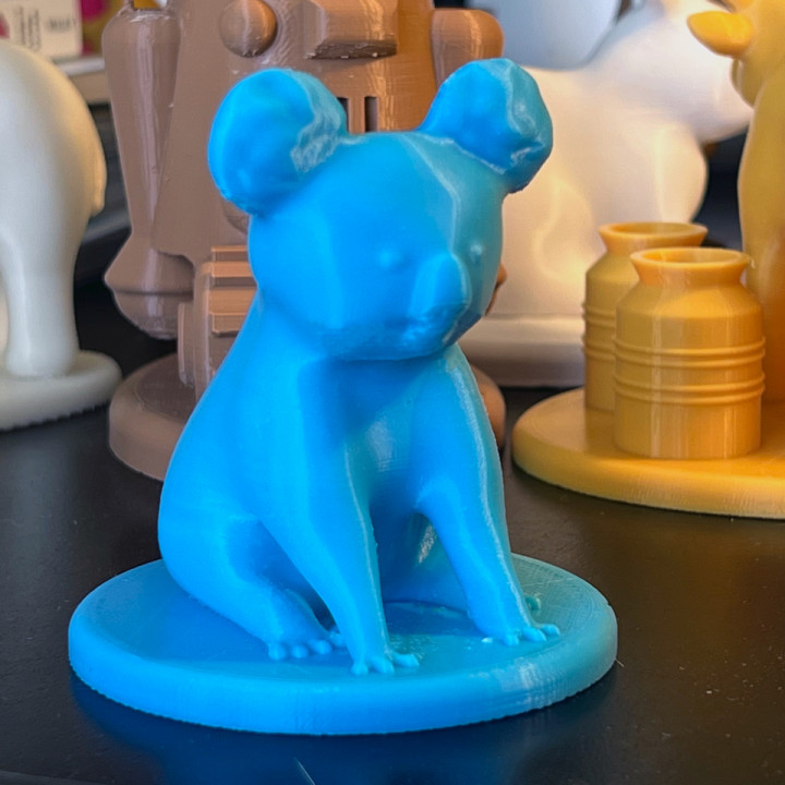 3D Printable Koala by Philippe Barreaud