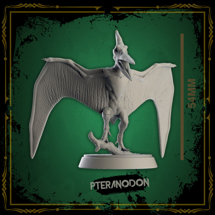 3D Printable PTERANODON by Ismael Panadero Garcia