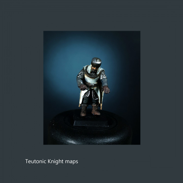 3D Printable TEUTONIC KNIGHT MAPS by vinciminiatures