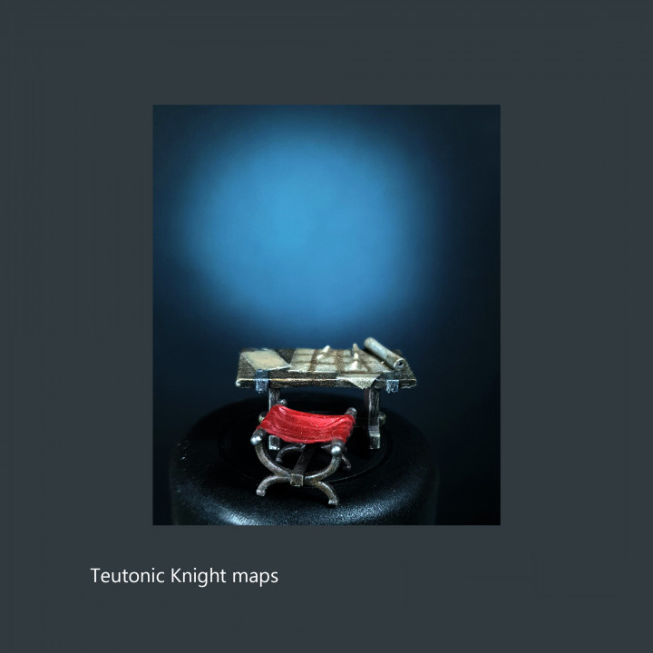3D Printable TEUTONIC KNIGHT MAPS by vinciminiatures