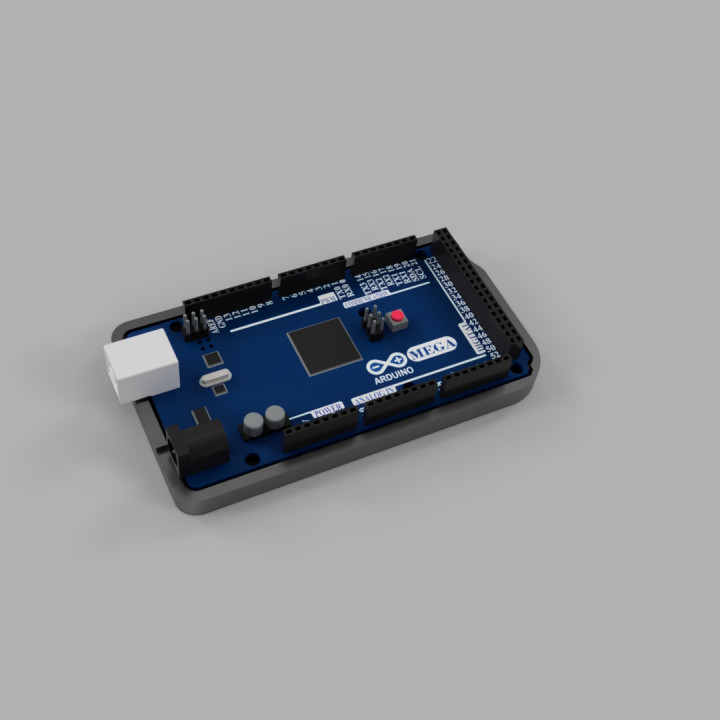 3D Printable Arduino mega bumper case by Martijn Broekhuizen