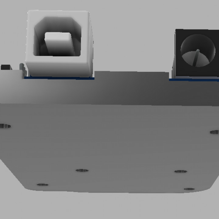 3D Printable Arduino mega bumper case by Martijn Broekhuizen