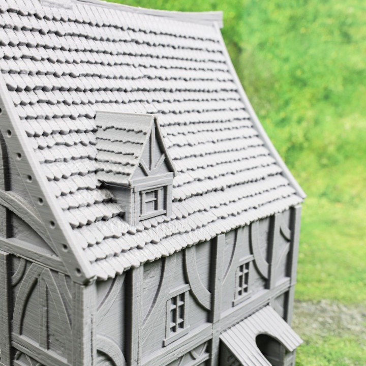 3D Printable The Villagers House by Tabletop Terrain