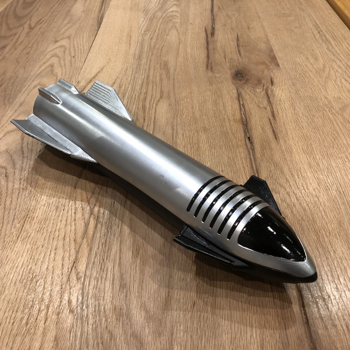 3D Printable SpaceX Starship Superheavy 2020 by Randy van Ruijven