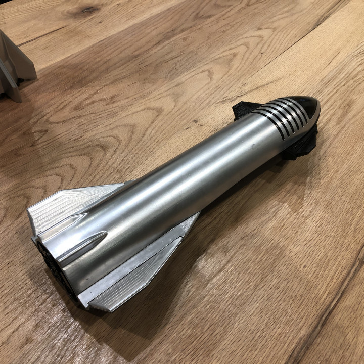 3D Printable SpaceX Starship Superheavy 2020 by Randy van Ruijven