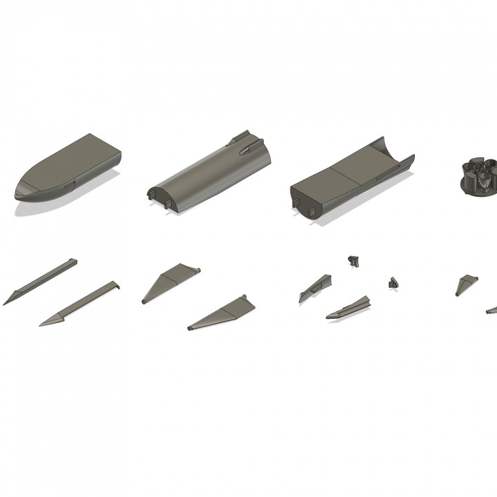 3D Printable SpaceX Starship Superheavy 2020 by Randy van Ruijven