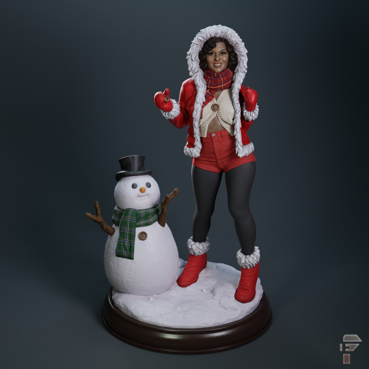 3D Printable A Real Snowman Needs Buttons! by EmptyForge