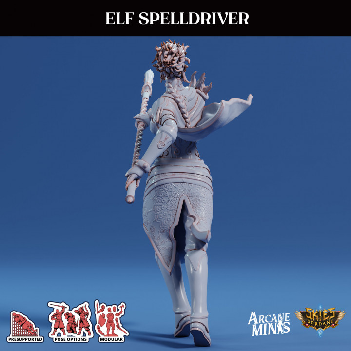 3D Printable Elf Spelldriver by Sordane Publishing