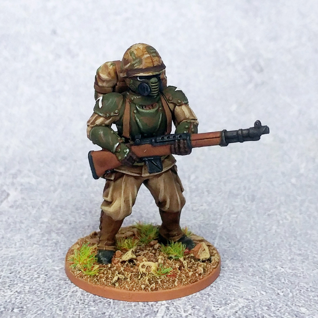 3D Printable United States - Infantry by Golden Dragon Games