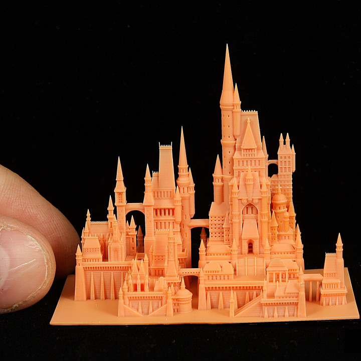 3D Printable Medieval Fantasy Castle 1 by Oliver Spaeth